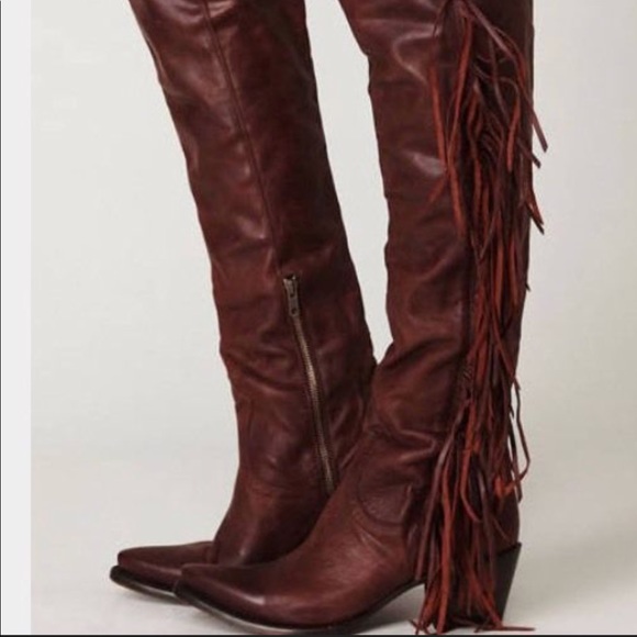 Ash | Shoes | Ash Fringe Thigh Boots 4 9 Otk Cowboy Butch New | Poshmark